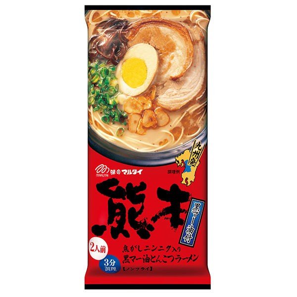 Marutai Kumamoto Kuro Mayu Tonkotsu Ramen 186g Japanese Instant Ramen ...