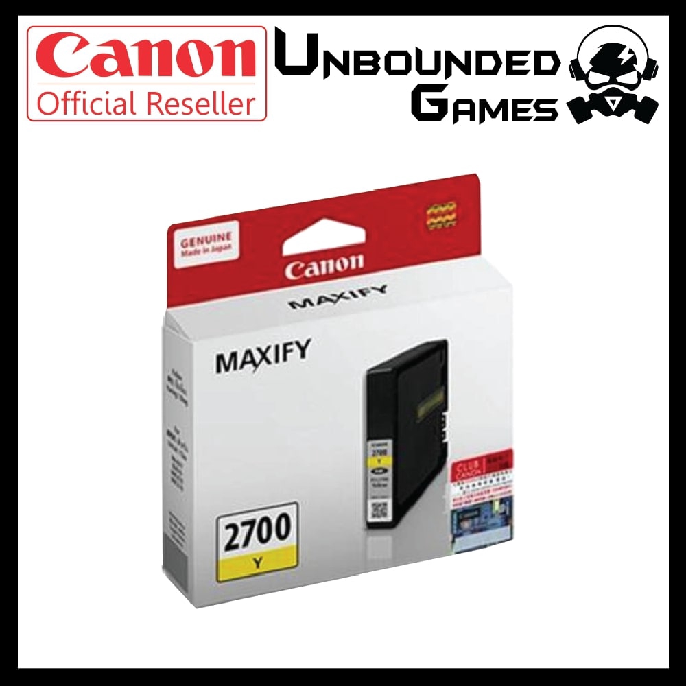 Canon MAXIFY PGI-2700Y Ink Cartridge For Canon iB4070/4170, MB5070/5170 ...