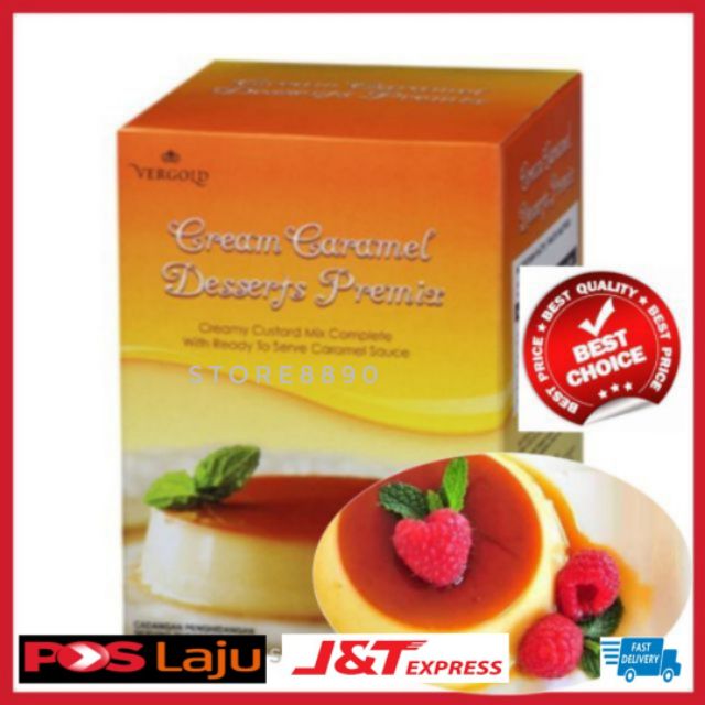 VERGOLD CREAM CARAMEL (INSTANT PUDING) | Shopee Malaysia