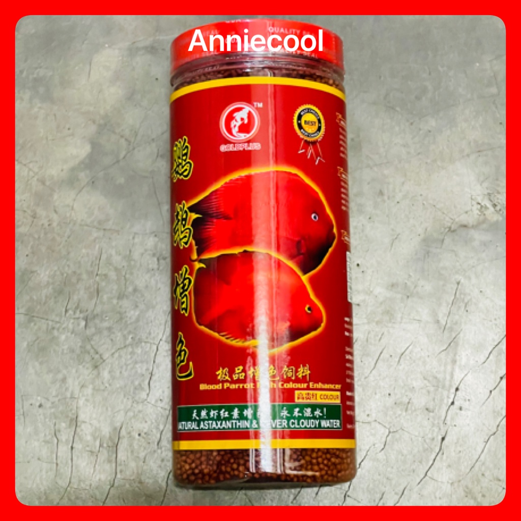 GOLDPLUS PREMIUM BLOOD PARROT FISH COLOUR ENHANCER - 300G | Shopee Malaysia