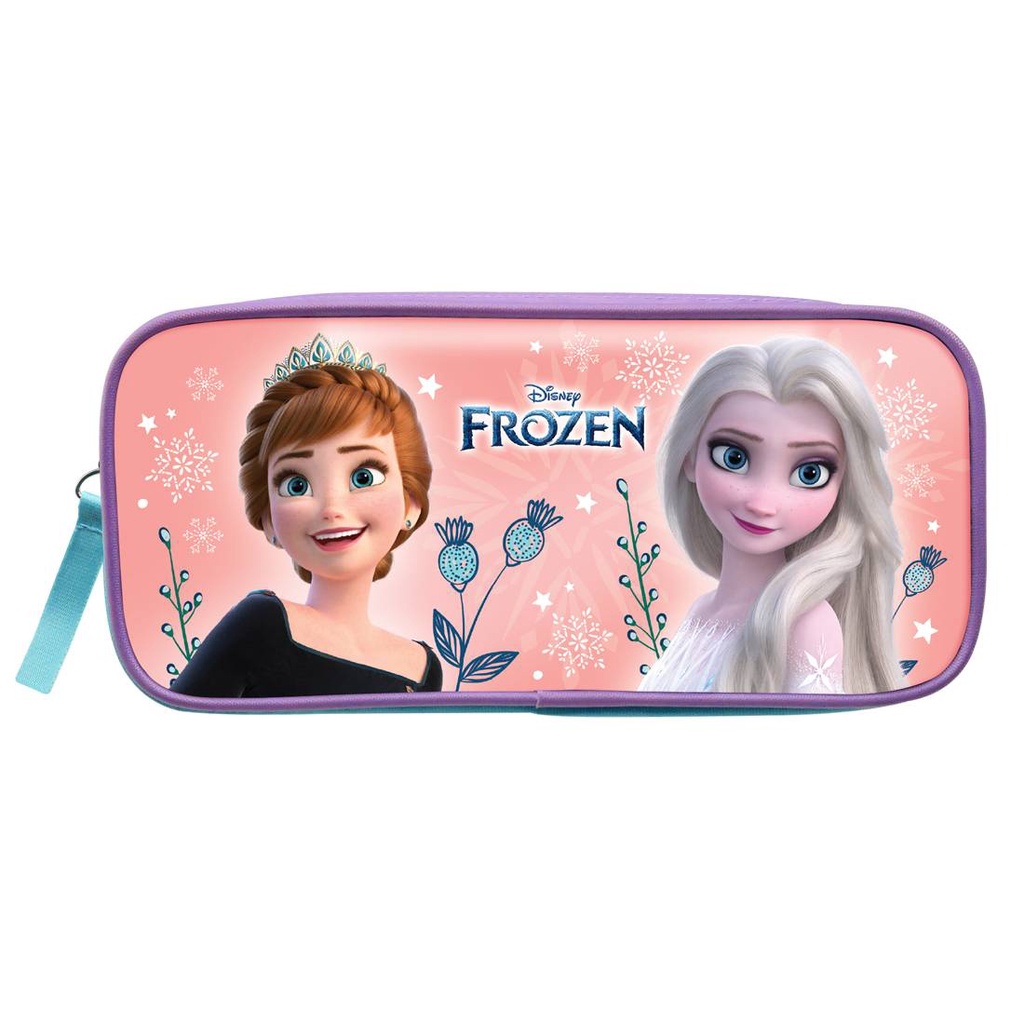 Disney Frozen 2 Princess Elsa Anna Snowflake Square Pencil Bag | Shopee ...
