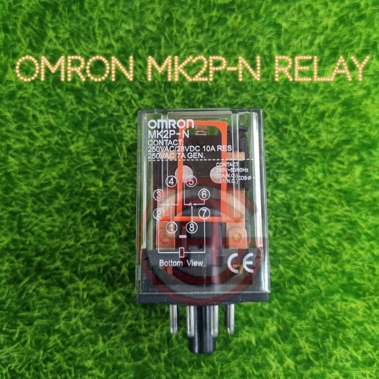 (1 PCS) OMRON MK2P-N DC 24V 8PIN RELAY WITH LED NEON | Shopee Malaysia