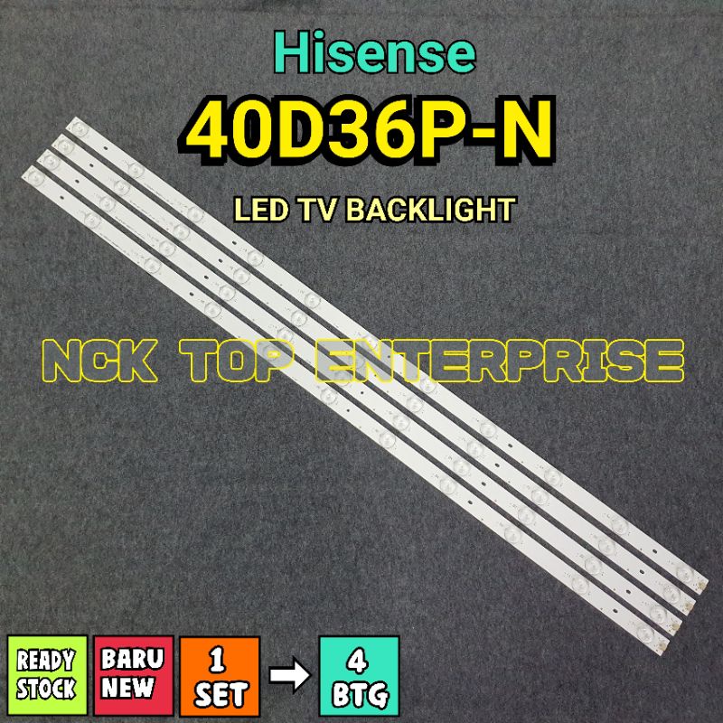 HISENSE 40D36P-N TV LED BACKLIGHT BARU / READY STOCK 40D36PN 40D36 ...