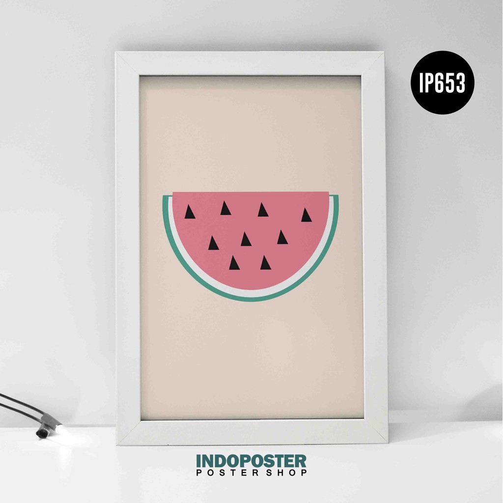 Watermelon Slice A2 Minimalist Poster 60x40cm | Shopee Malaysia