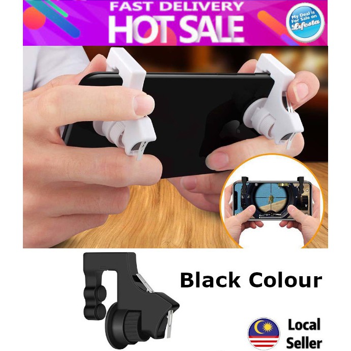 G2 Version PUBG Six Fingers Mobile Game Controller Gaming Triggers L1R1 Sensitive Shoot Aim ...