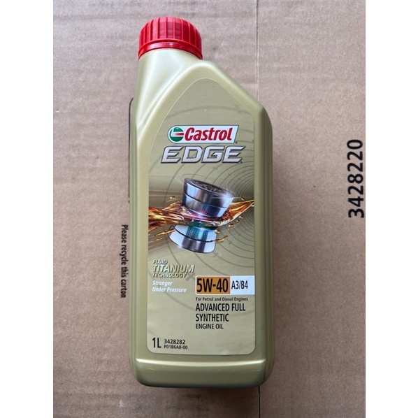 🔥🔥BIG SALES🔥🔥 [100% Original] [1L] Castrol EDGE 5W-40 SN Engine Oils for Petrol and Diesel Cars ...