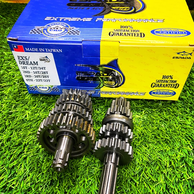 Espada Racing Gear Box EX5 Dream /Wave100 Gear Box Set/ESPADA RACING GEAR BOX SET EX5 DREAM V1 ...