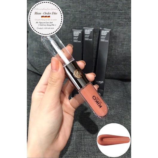 Kiko MILANO UNLIMITED DOUBLE TOUCH LIPSTICK 129 EARTH BROWN | Shopee ...