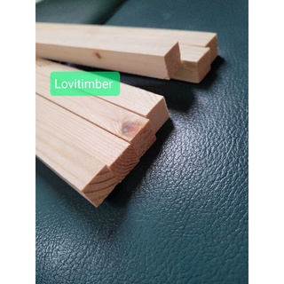 (Craft wood.Kayu baru)20mm/15mm x 14mm Pine Wood Stick fingerjoint/kayu ...