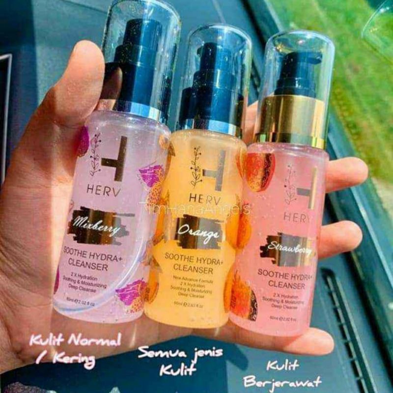 🌟HQ🌟 HERV Soothe Hydra Cleanser Strawberry, Mixberry & Orange Flavor ...