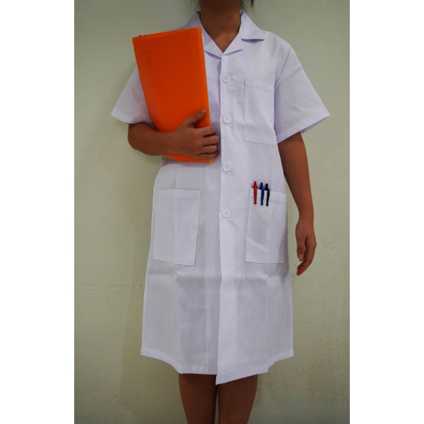 Labcoat (XS - XXXL) READY STOCK Laboratory Coat Short Sleeve Wholesaler ...
