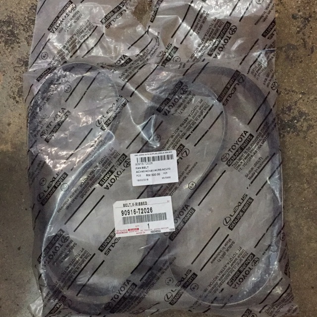 TOYOTA ORIGINAL FAN BELT ACV40 / ACV31 | Shopee Malaysia