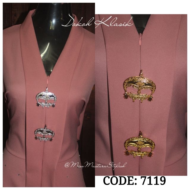 Traditional Classic Brooch / Dokoh Keronsang Bermotifkan Wau Bulan ...