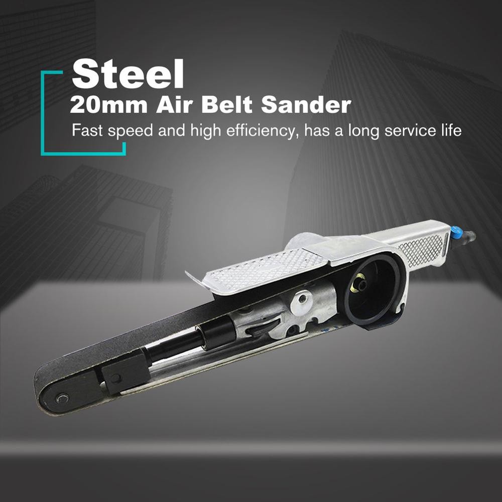3/8" 20mm x 520mm Air Belt Sander Air Angle Grinding Machine with ...