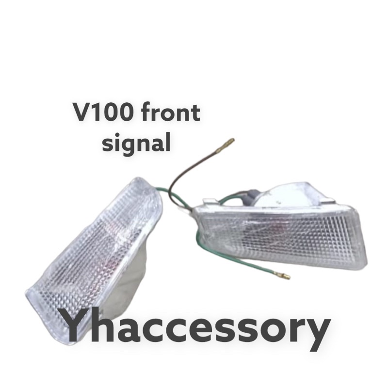 SUZUKI V100 FRONT SIGNAL LAMP ASSY V 100 V-100 LAMPU SIGNAL DEPAN WITH ...