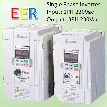 Pre-order Single Phase 230Vac Inverter Delta VFD-M Series Variable ...