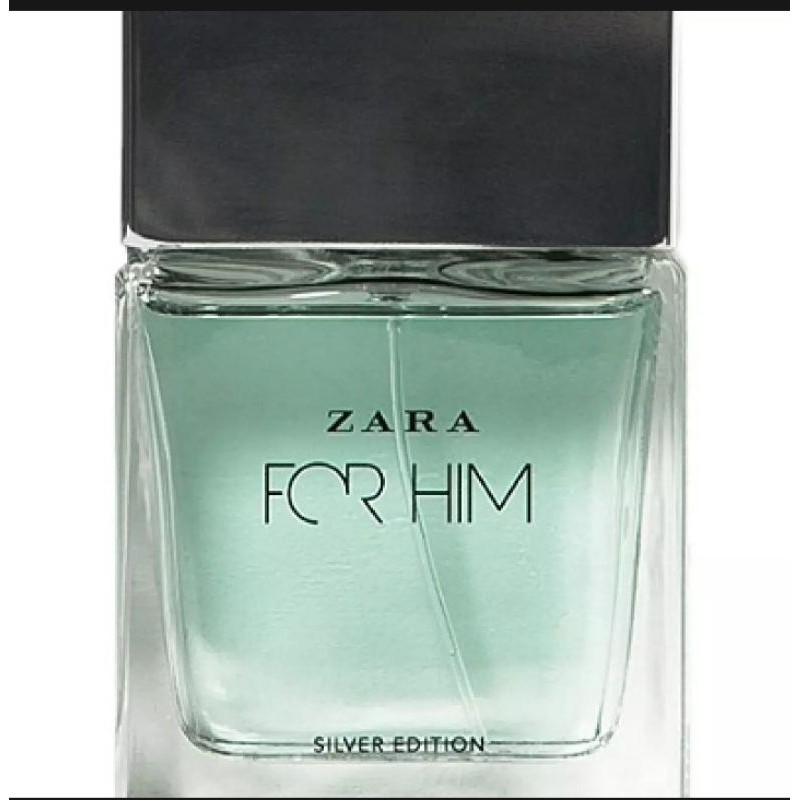 ORIGINAL ZARA FOR HIM SILVER EDITION MEN EAU DE TOILETTE EDT FRAGRANCE ...