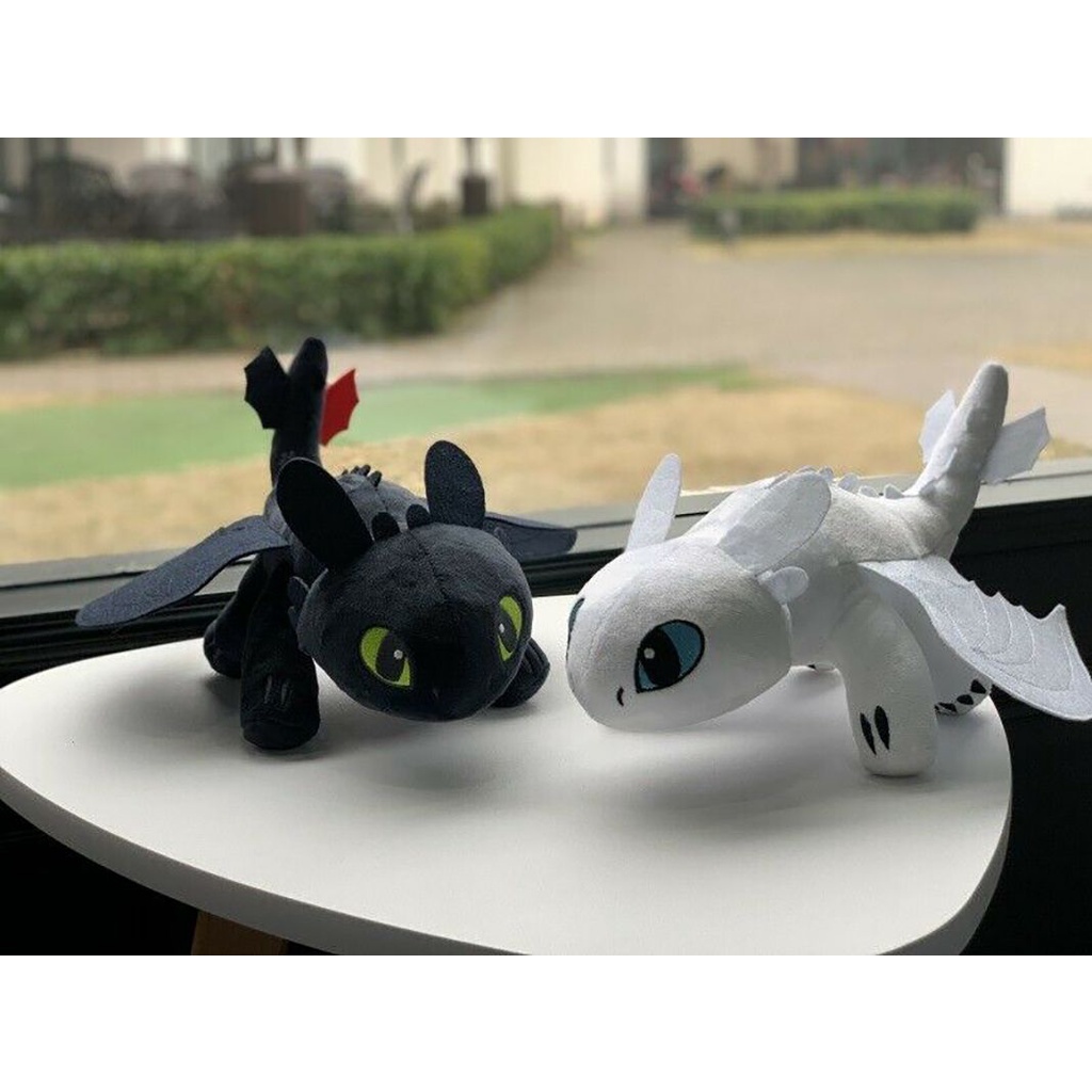 Soft Plush How To Train Your Dragon Toothless Night Fury Toy Available ...