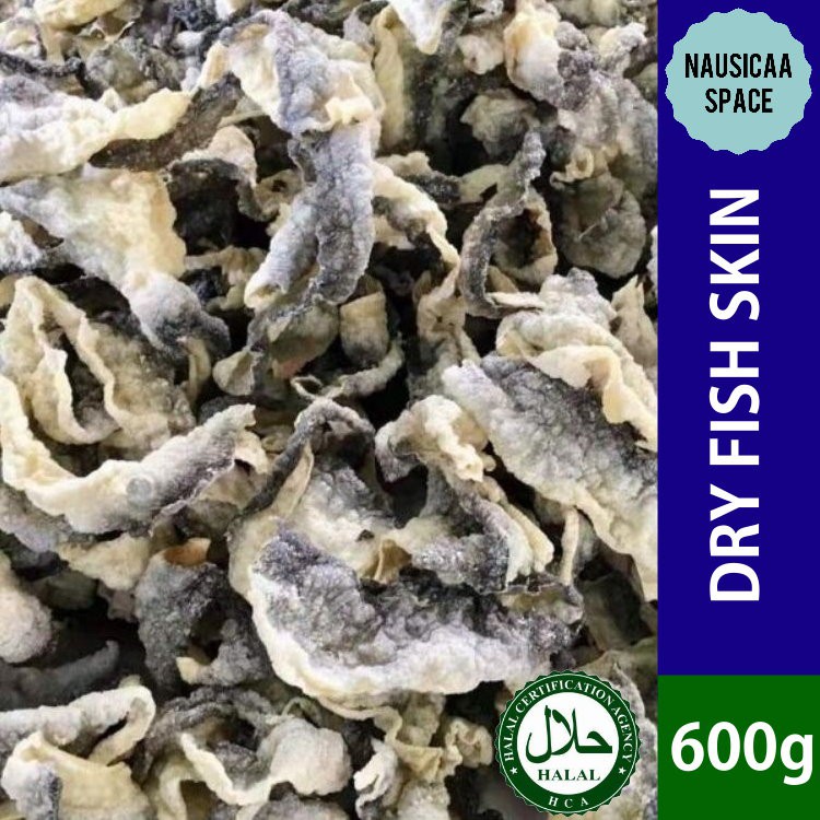 600gm Crispy Dry Fish Skin (Original) / Dried Fish Skin / 炸鱼皮(原味 ...