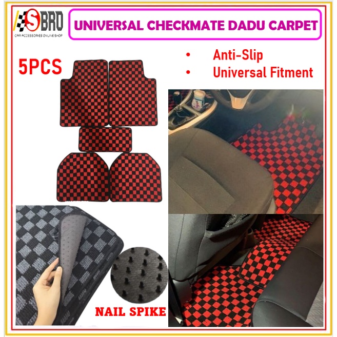 Universal Dadu Karpet Dice Carpet Floor Mat Proton Perodua Honda Toyota ...