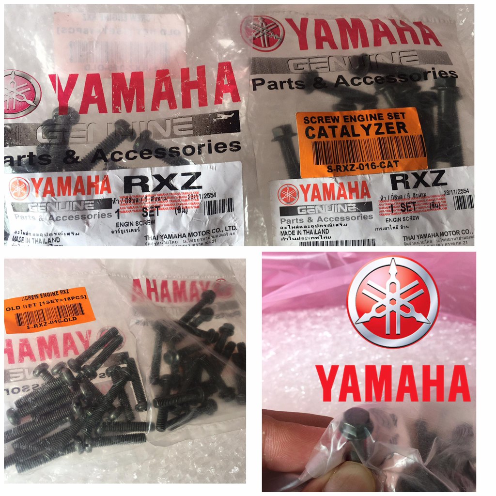 ORIGINAL YAMAHA SCREW ENGINE RXZ OLD-NEW MILI CATALYZER | Shopee Malaysia