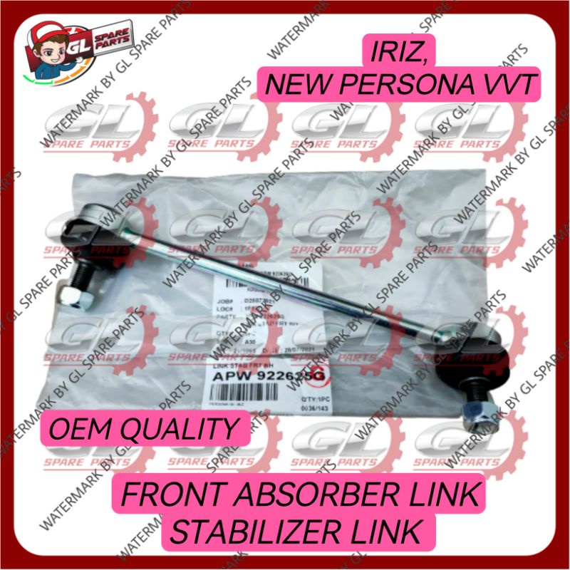 FRONT ABSORBER LINK OEM QUALITY PROTON IRIZ NEW PERSONA VVT 2017 ...