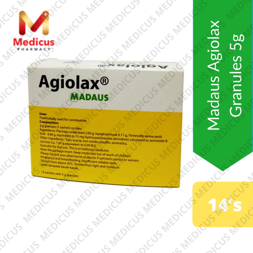 Agiolax Sachet 5gx14's (Exp: 04/2025) | Shopee Malaysia