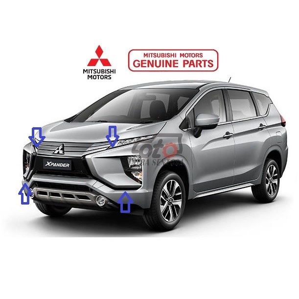 ORIGINAL XPANDER Front BUMPER CHROME LIST | Shopee Malaysia