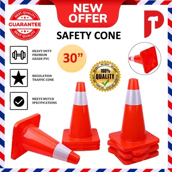 Local High Quality Heavy Duty Safety Cone 🔥 Ready Stocks 🔥 30” Traffic ...