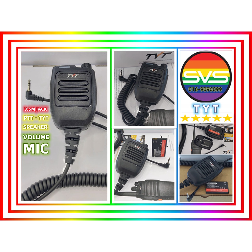 Original TYT Microphone 3.5M Jack Speaker Microphone FOR - TYT IP77 ...