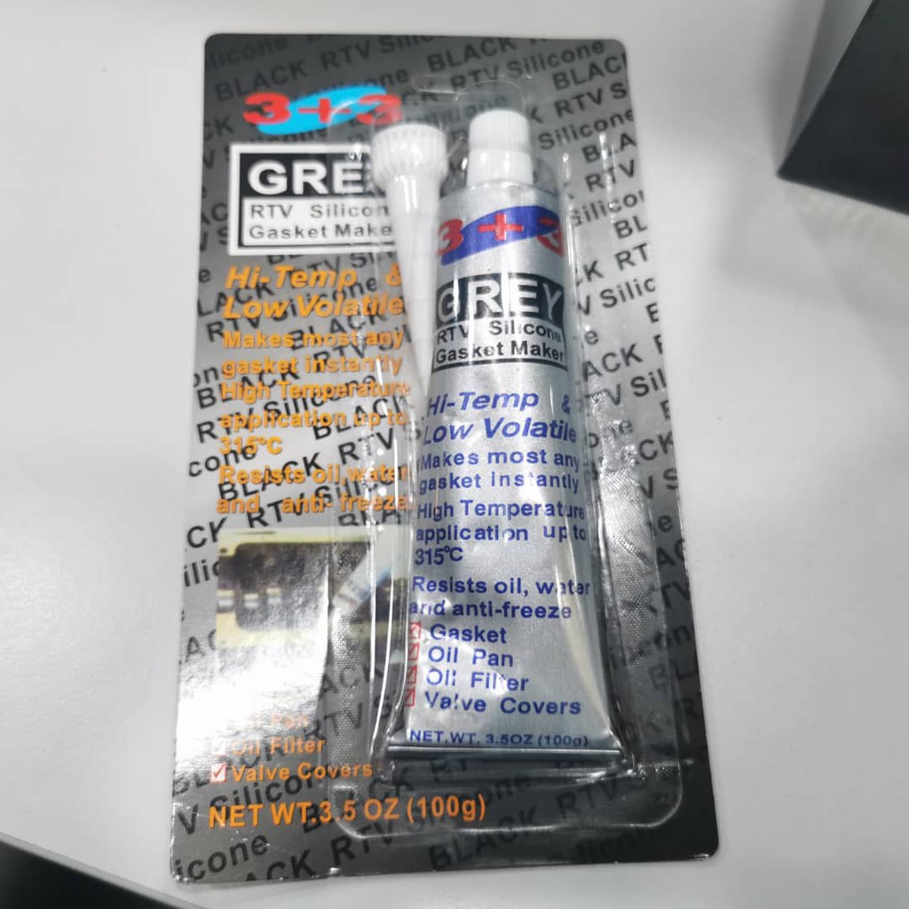 3+3 RTV GASKET GUM GLUE 100G GASKET GUM SILICONE QUALITY GERMANY ...