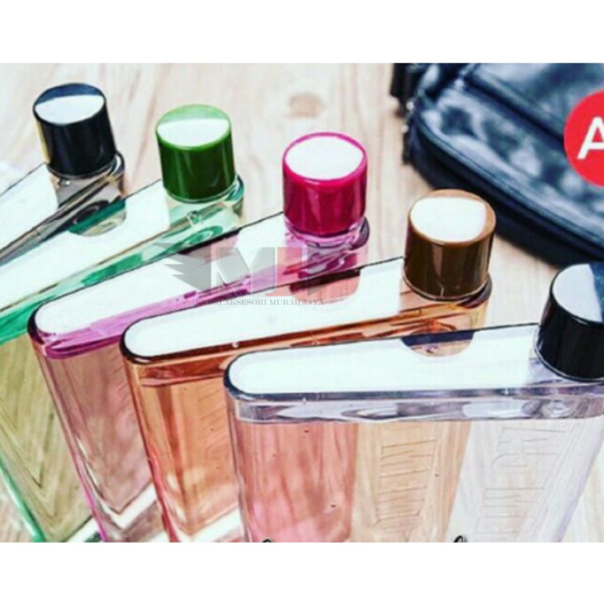 CLEAR A5 bottle BPA FREE Stylish Memo Water Bottle 420ML | Shopee Malaysia
