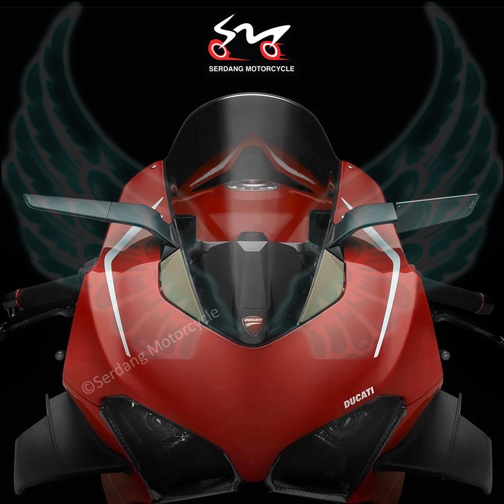 SEMSPEED Winglet Mirror Ducati V2 V4 Panigale 899 1199 Suzuki GSXR ...