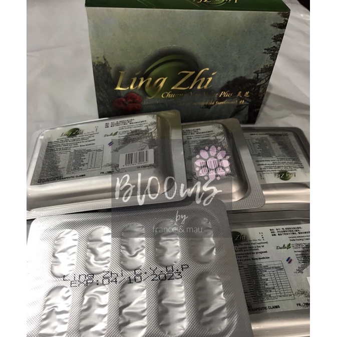 LingZhi vitamins 1 blister(10 capsules) | Shopee Malaysia