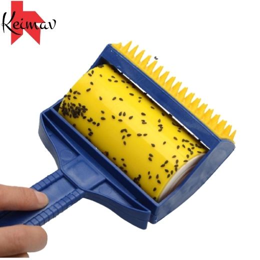 Hair Lint Dust Remover 2-Piece Set (Yellow/Blue) | Shopee Malaysia