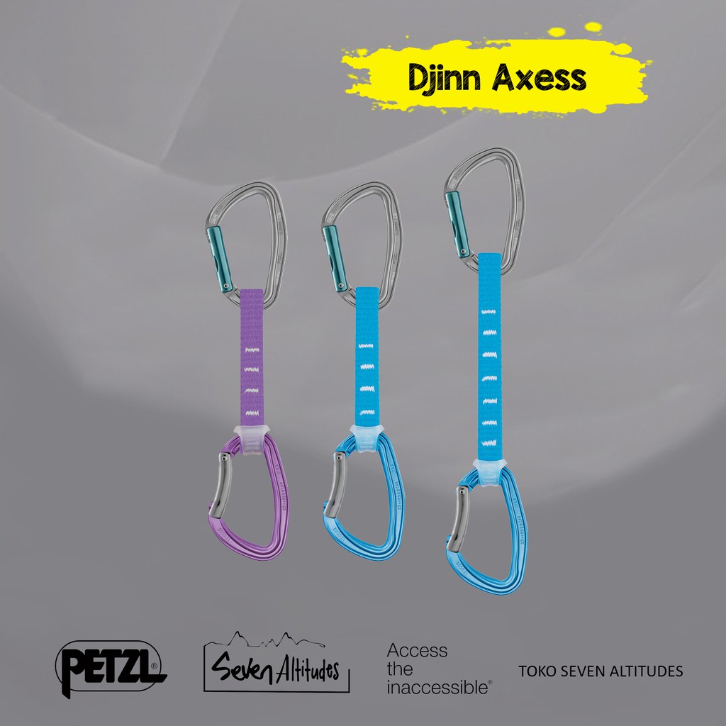 Runner Petzl Quick Draw Djinn Axess for rock climbing | Shopee Malaysia