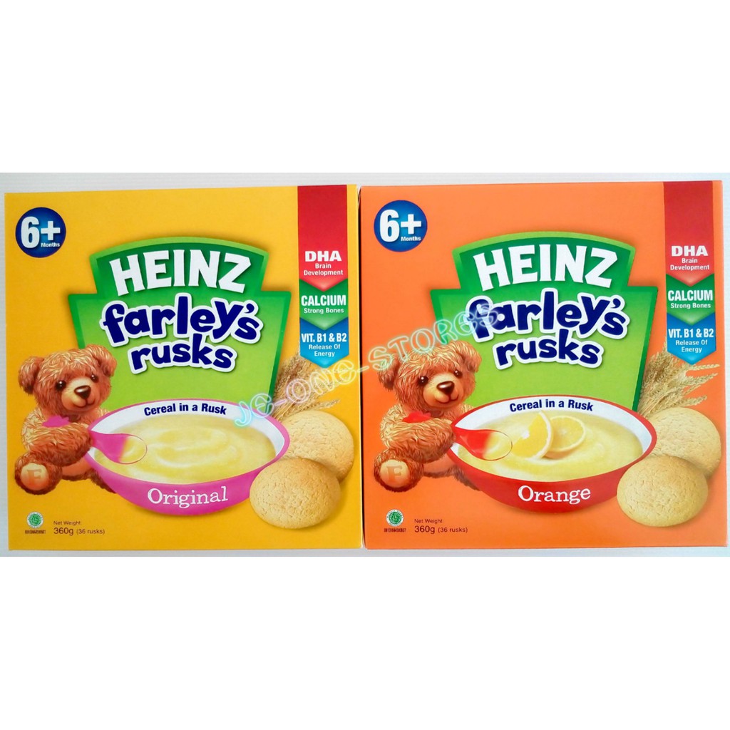 Heinz Farley's Rusks Cereal in a Rusk (6 months) 360g | Shopee Malaysia