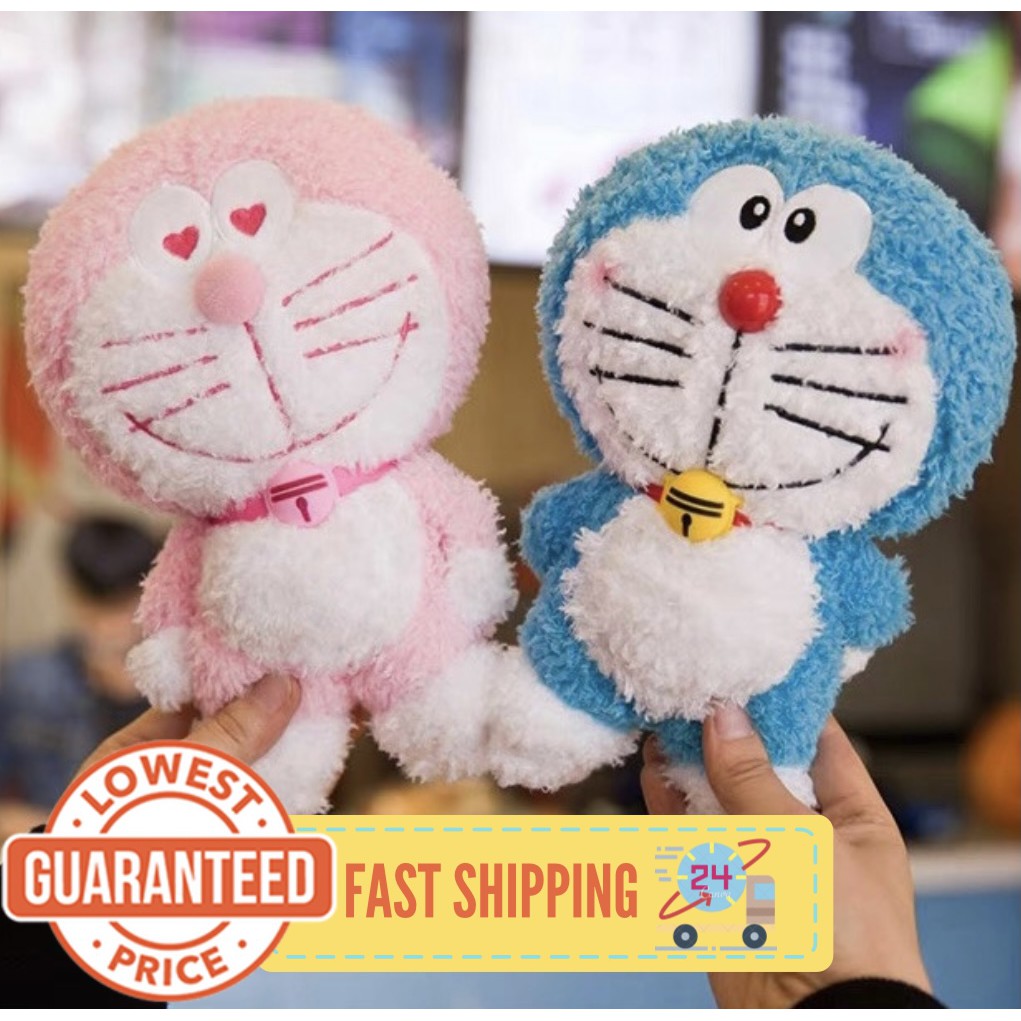 25cm Doraemon Doll Stuffed Toy Plush Toy Patung Doraemon SET | Shopee ...