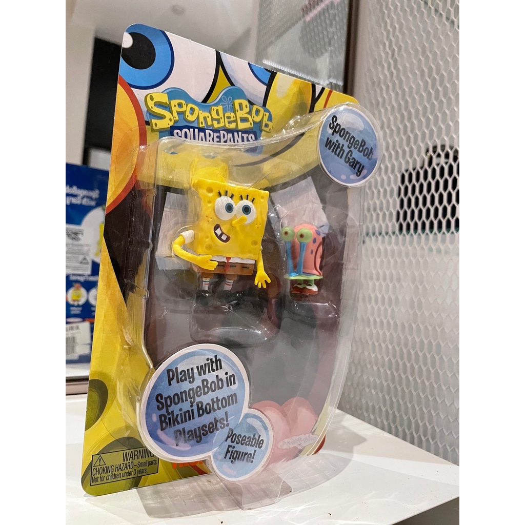 SpongeBob Squarepants & Gary Figure Jakks | Shopee Malaysia