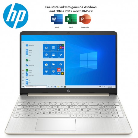 HP 15s-fq2513TU 15.6" Laptop Pale Gold ( i3-1115G4, 8GB, 512GB SSD ...