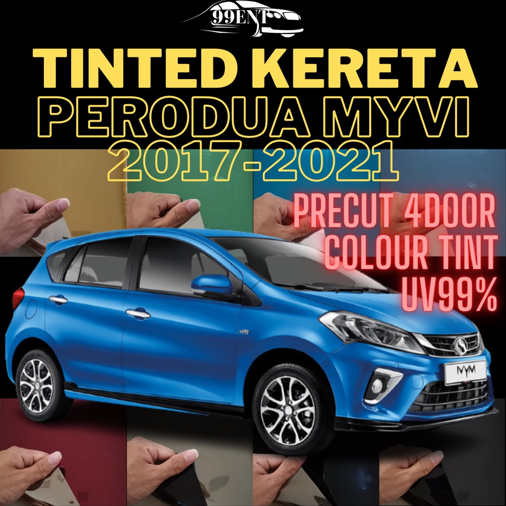 Tinted Warna Myvi (2017-2020) Potong Panas UV99% / Tinted Perodua Myvi ...