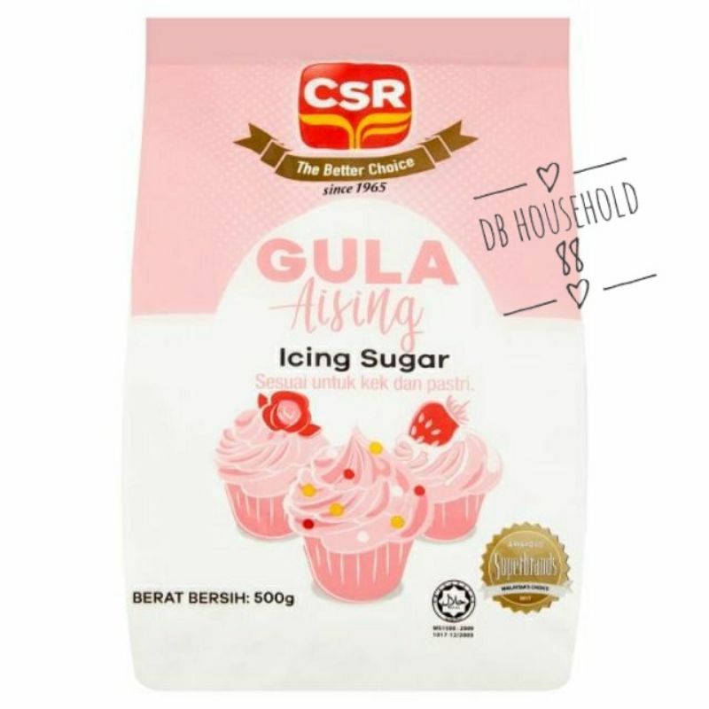 [CSR] Icing Sugar / Gula Aising / 糖粉 500g | Shopee Malaysia