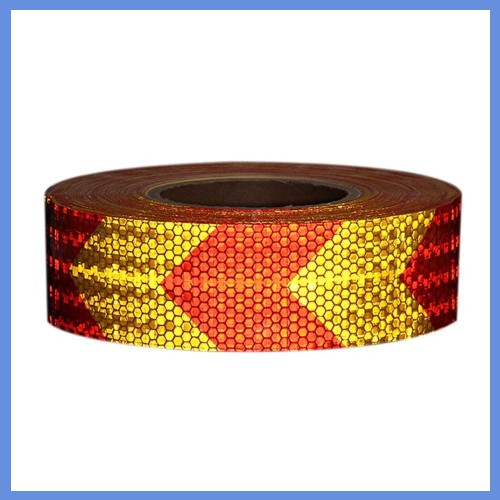 Arrow Safety Warning Conspicuity Reflective Tape Strip Sticker (Red ...