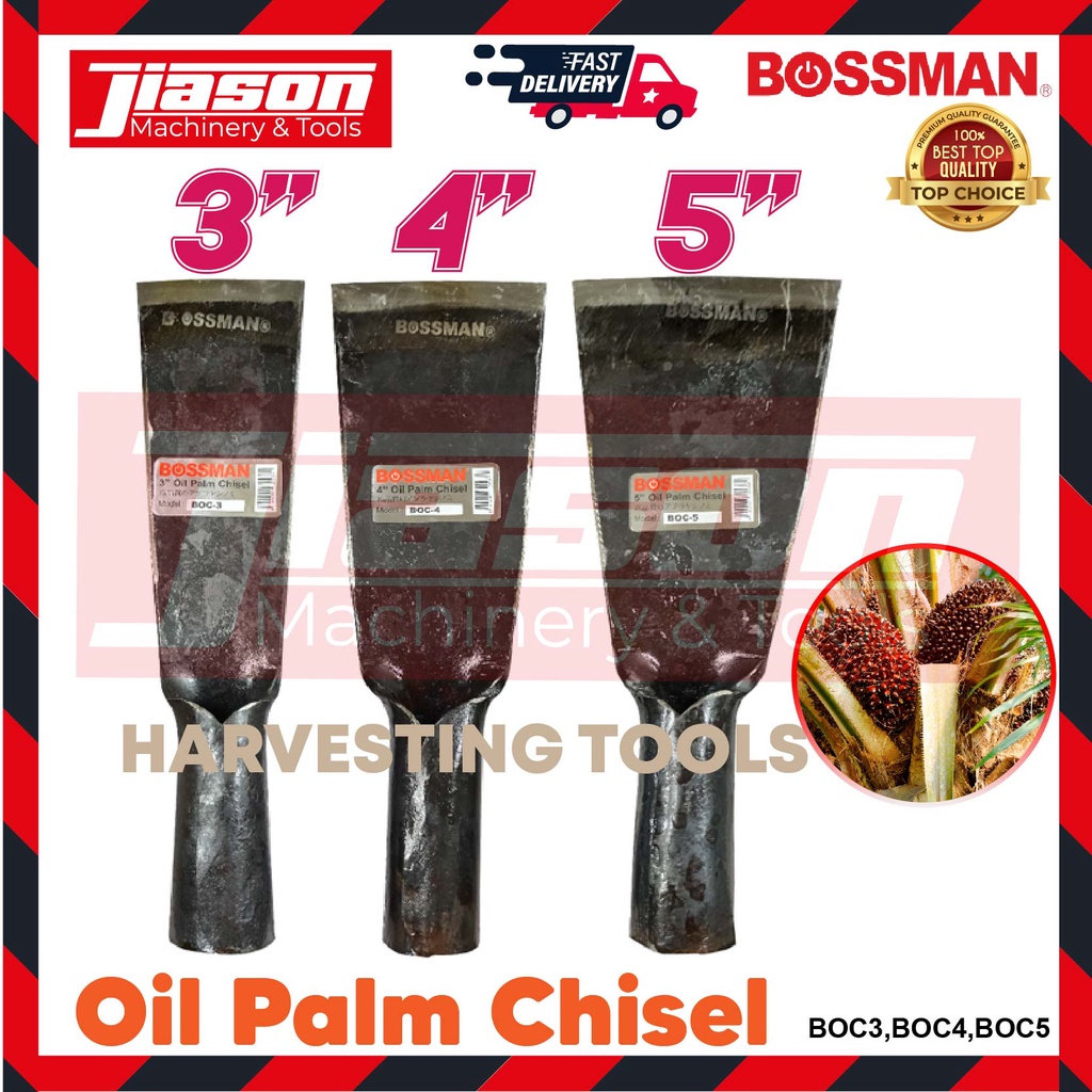 BOSSMAN BOC3/ BOC4/ BOC5 3"-5" Oil Palm Chisel (Harvesting Tools ...