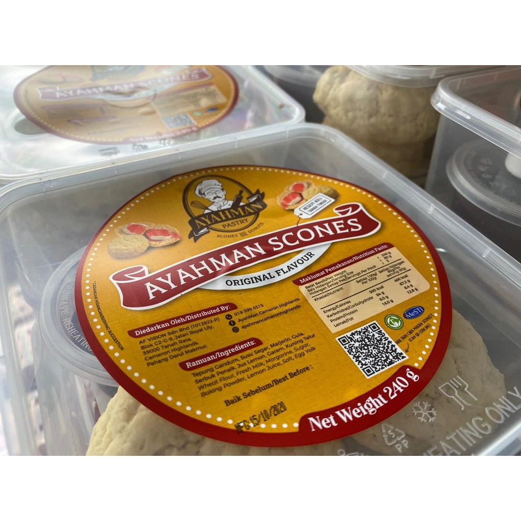 Cameron Highlands Scone Ayahman 6pcs per box [11/3/2021] | Shopee Malaysia