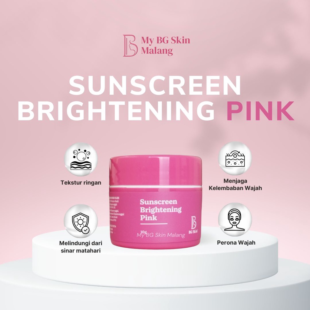 Bgskin Sunscreen Brightening Pink Teen SKIN Protection SPF 30 Protects ...