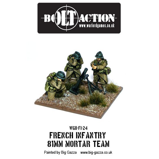 Warlord Games - Bolt Action - Early War French 81mm Mortar | Shopee ...