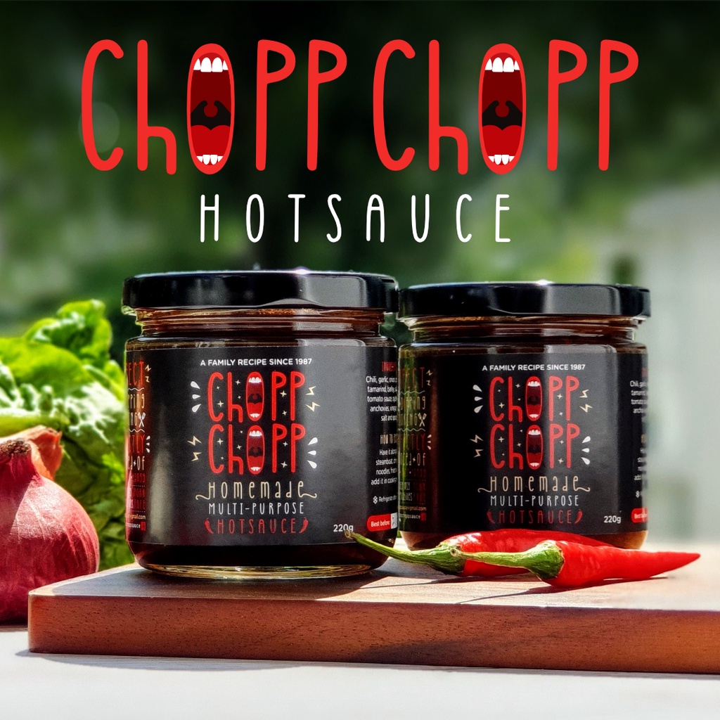 *10% OFF* CHOPP CHOPP Homemade Multipurpose Hot Sauce 220g | Shopee ...