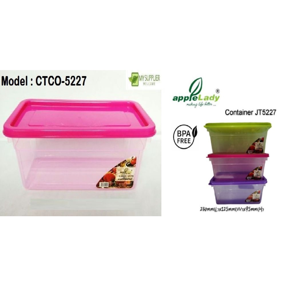 Applelady 5227 Container-Space Saving L23*W12.5*H9.5cm | Shopee Malaysia