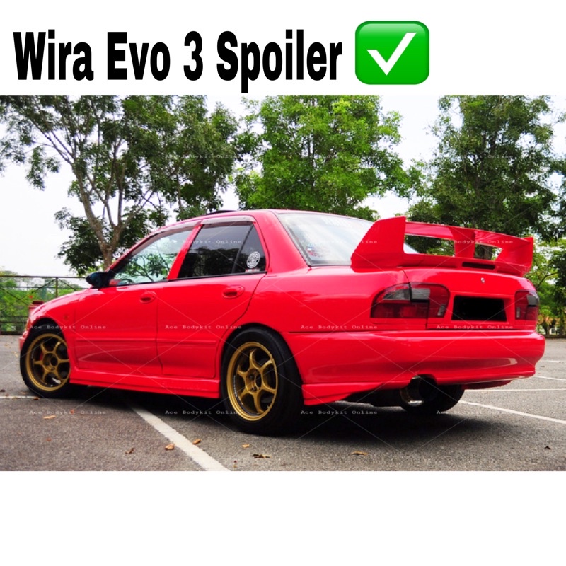 Proton Wira Saloon Spoiler Evo3(L053) | Shopee Malaysia